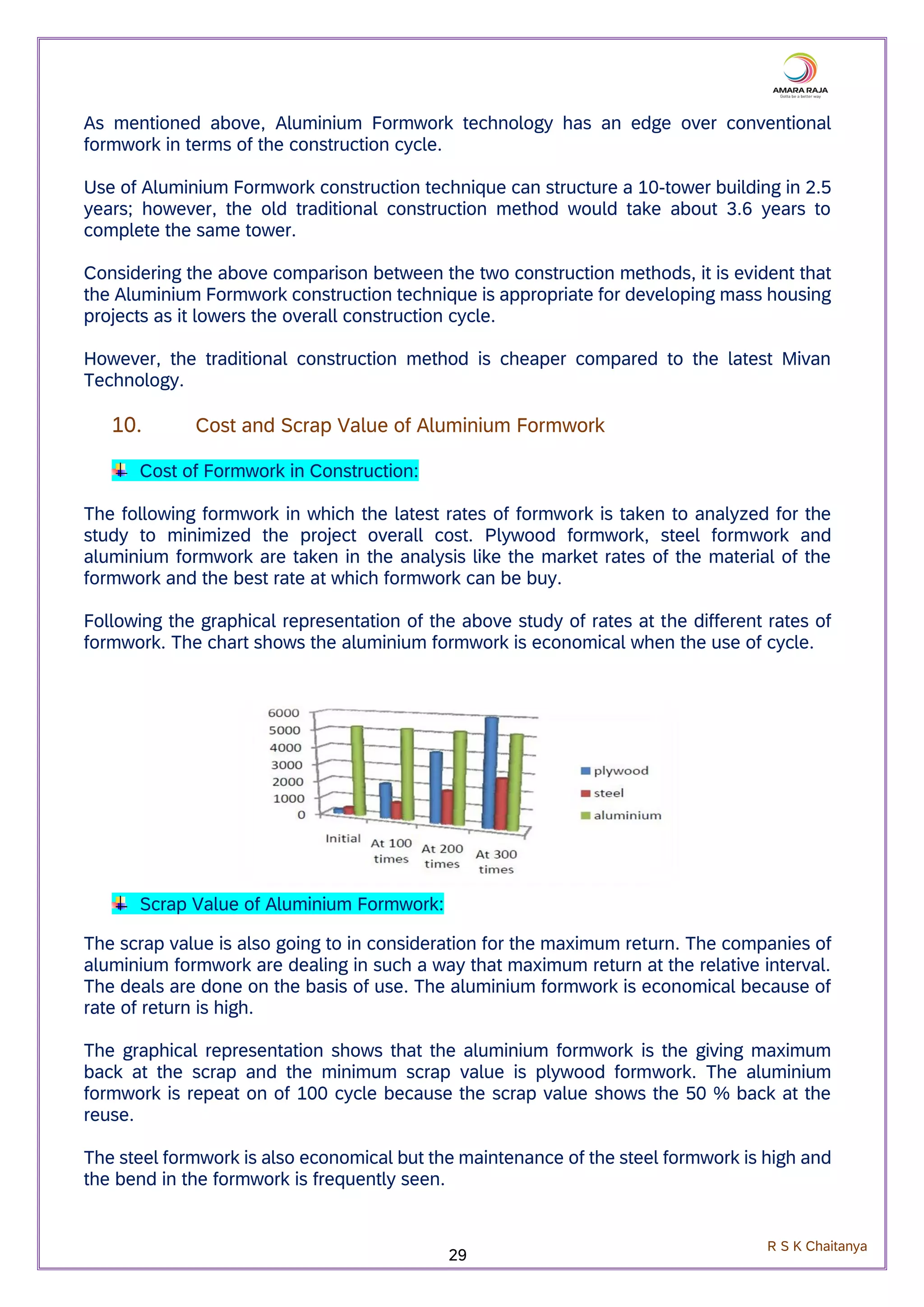 Aluminium Formwork Vs Conventional Formwork | PDF