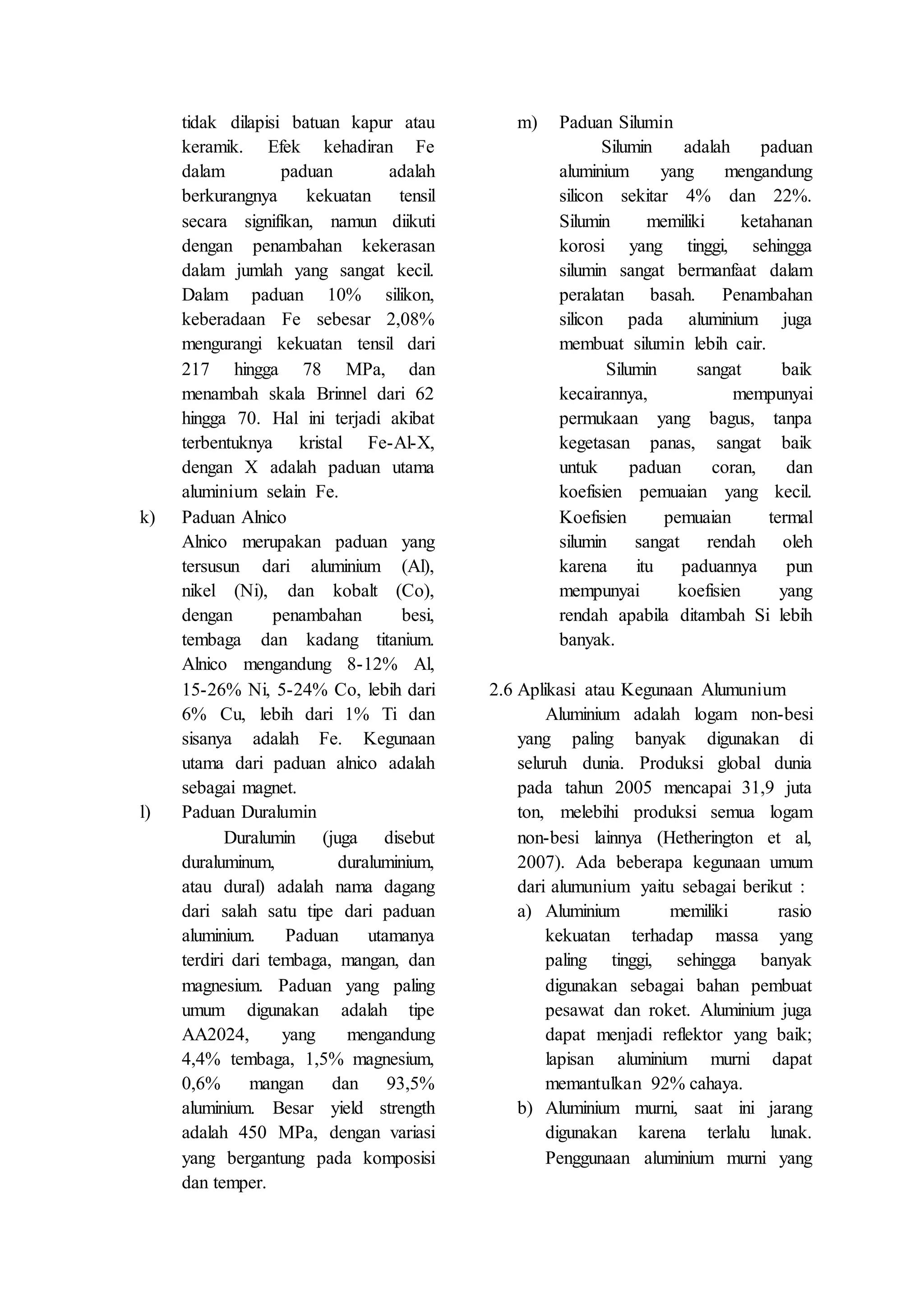 jurnal aluminium | DOCX