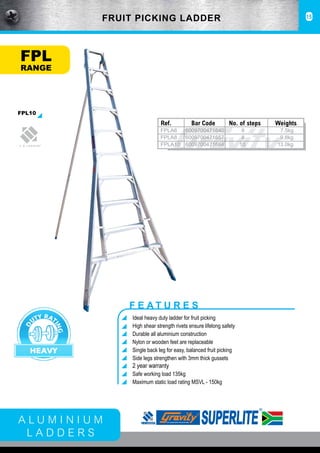 Aluminium ladders | PDF