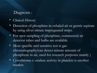 Aluminium phosphide poisoning - Dr. Chandan | PPT
