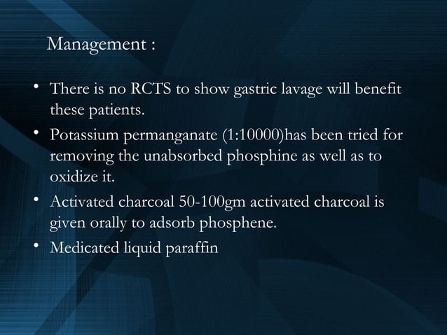 Aluminium phosphide poisoning - Dr. Chandan | PPT