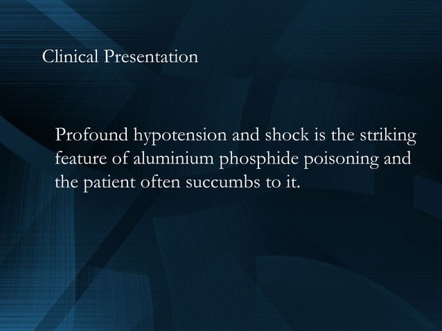 Aluminium phosphide poisoning - Dr. Chandan | PPT