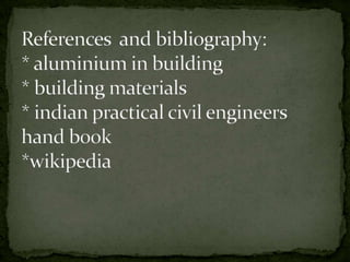 Aluminium Ppt | PPTX