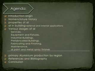 Aluminium Ppt | PPTX