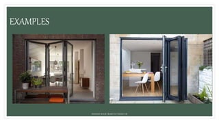 Aluminium sliding folding doors | PPTX