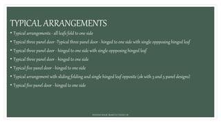 Aluminium sliding folding doors | PPTX