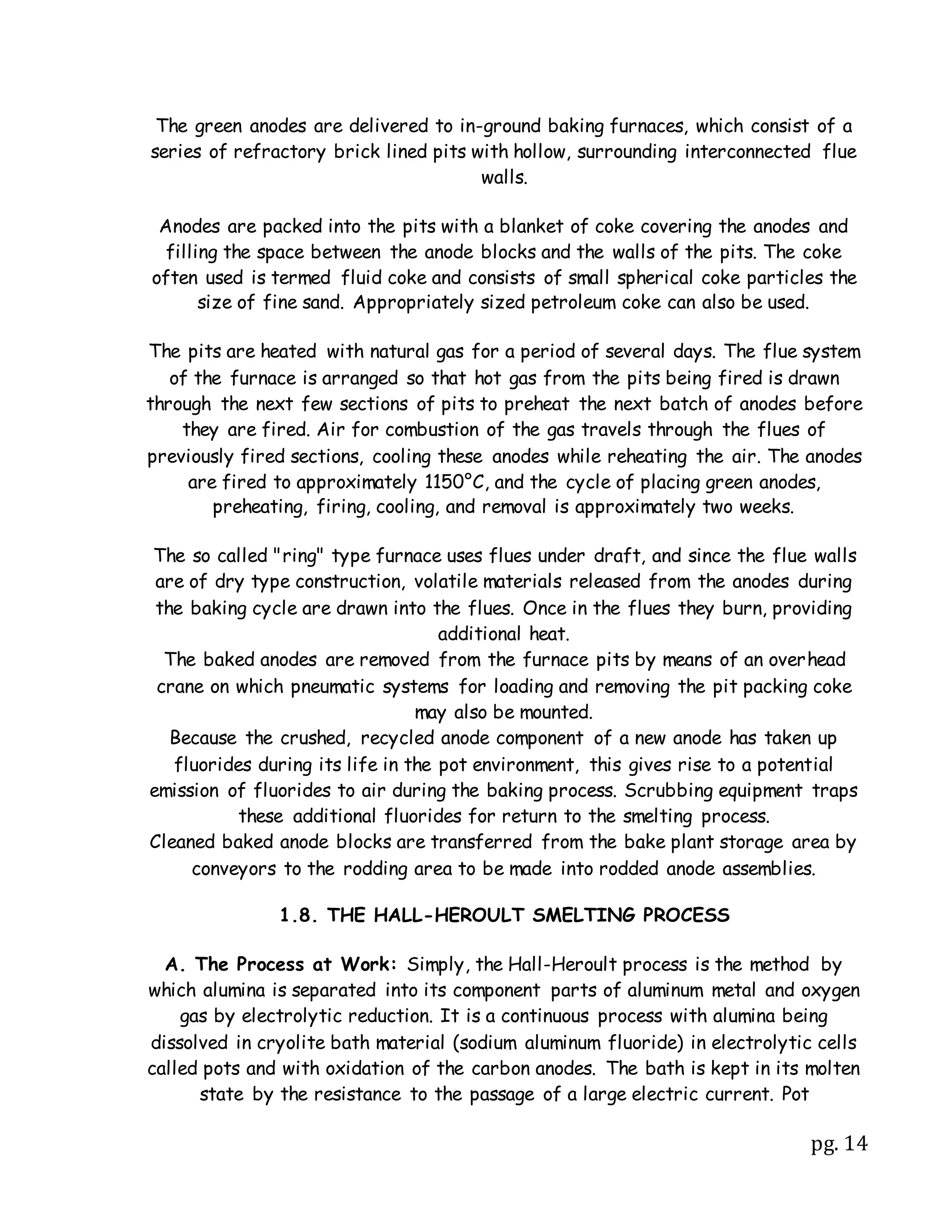 Aluminium smelting complex | DOCX