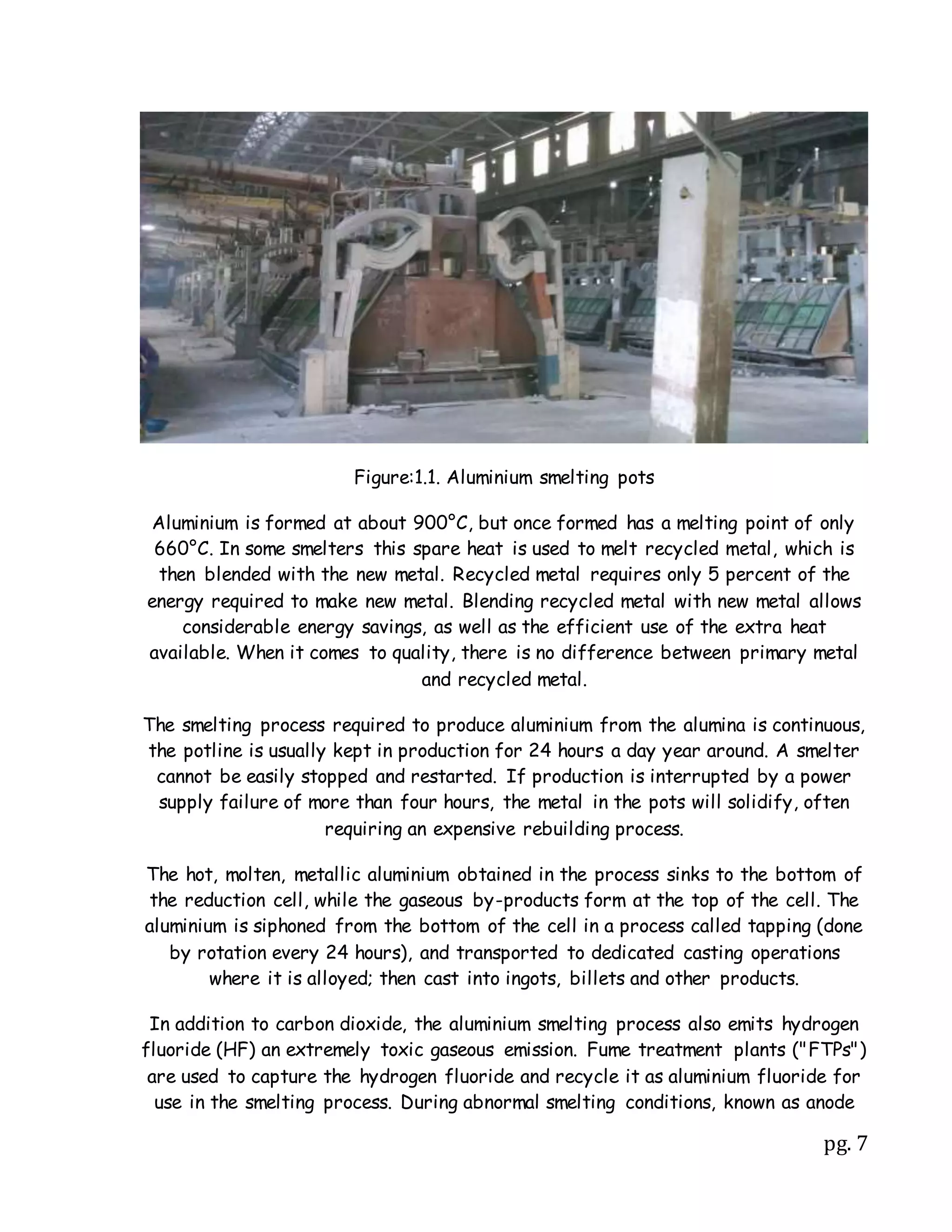 Aluminium smelting complex | DOCX