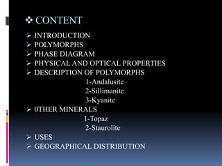 Aluminosilicate ppt | PPTX