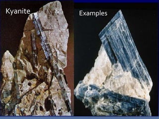 Aluminosilicate group of minerals( mineralogy) | PPTX