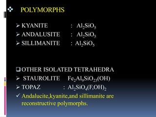 Aluminosilicate group of minerals( mineralogy) | PPTX