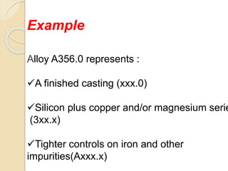 Cast Aluminum Alloys | PPTX