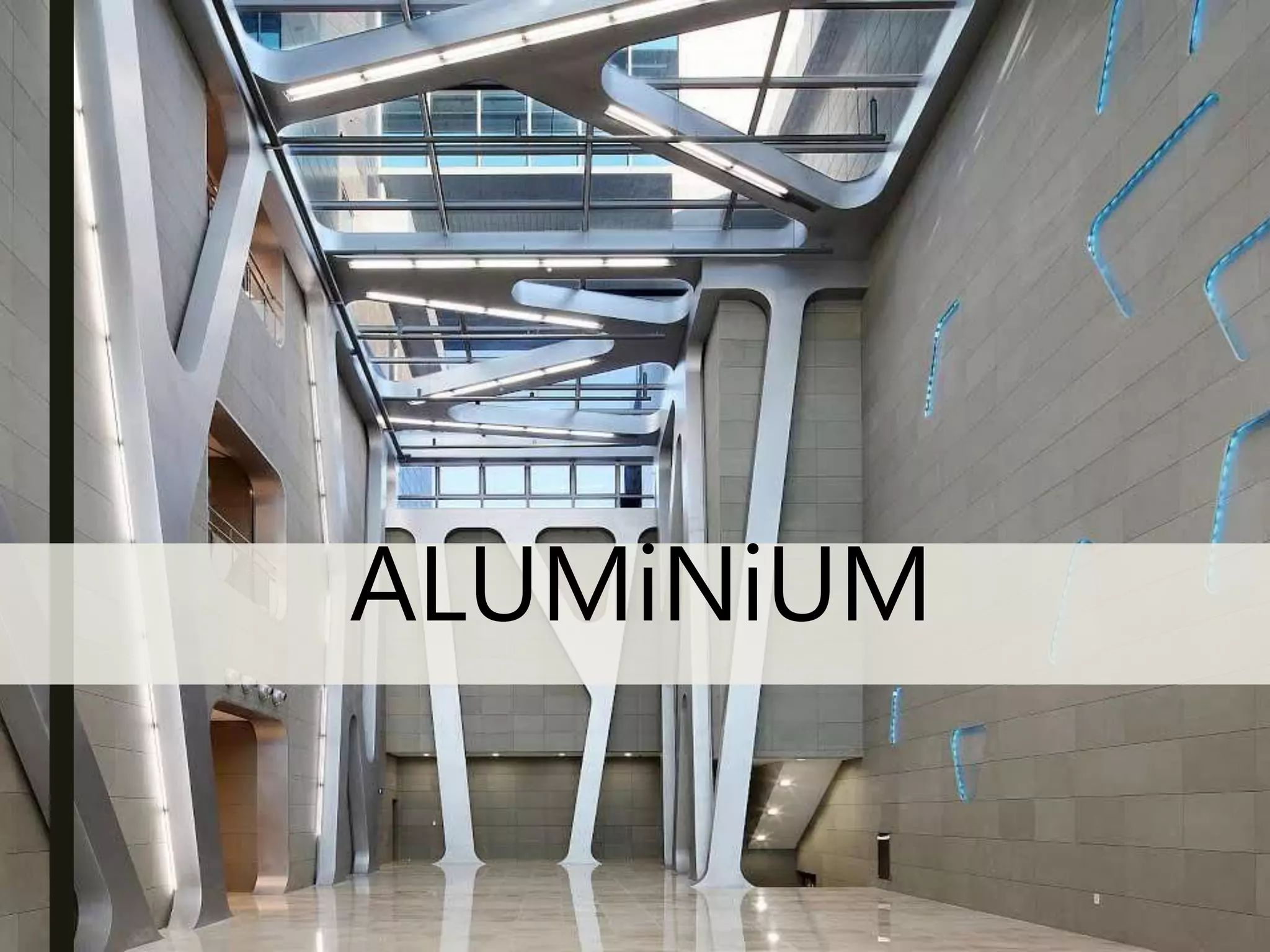 Aluminium Metal - in Interior Design | PPTX
