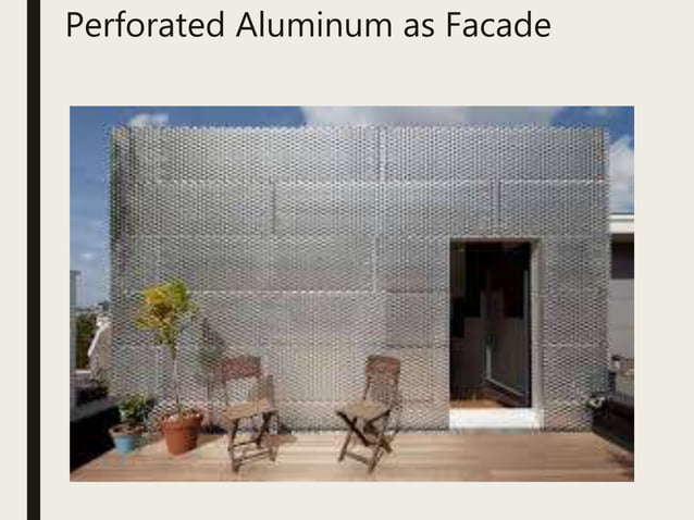 Aluminium Metal - in Interior Design | PPTX