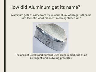 Aluminium Metal - in Interior Design | PPT | Free Download