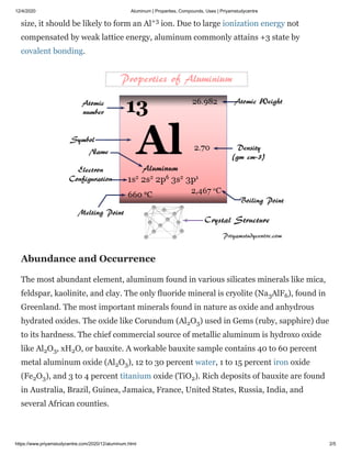 Element Aluminum Project