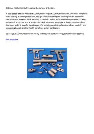 Hard Anodized Aluminum | PDF