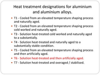 Aluminum extrusion - Arshad Khan | PPTX