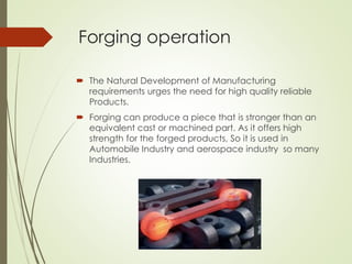 Aluminum forging presentation | PPTX