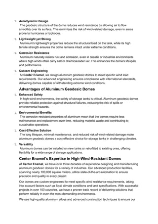 Aluminum Geodesic Domes for High-Wind Resistance.docx