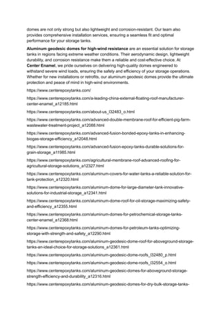Aluminum Geodesic Domes for High-Wind Resistance.docx