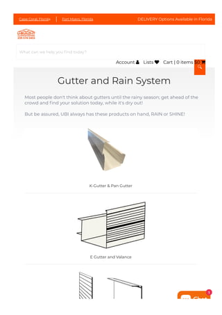 Aluminum Gutter | PDF