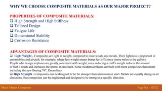 Aluminum metal matrix composites | PPTX