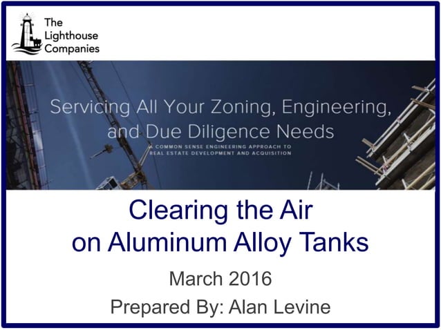 Clearing the Air on Aluminum Alloy Tanks | PPT