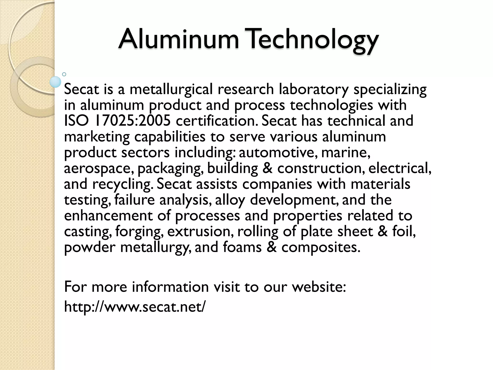 Aluminum technology | PDF
