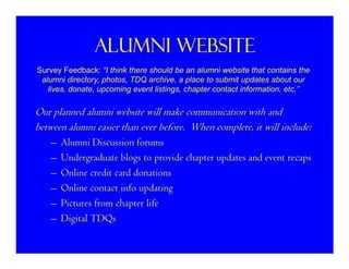 Alumni Presentation - Homecoming 2007 | PDF