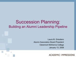 Alumni association succession planning | PPTX
