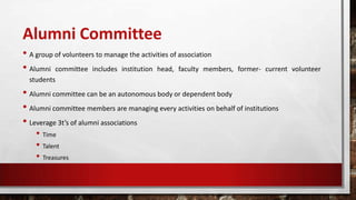 Alumni management | PPT