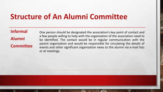 Alumni management | PPT