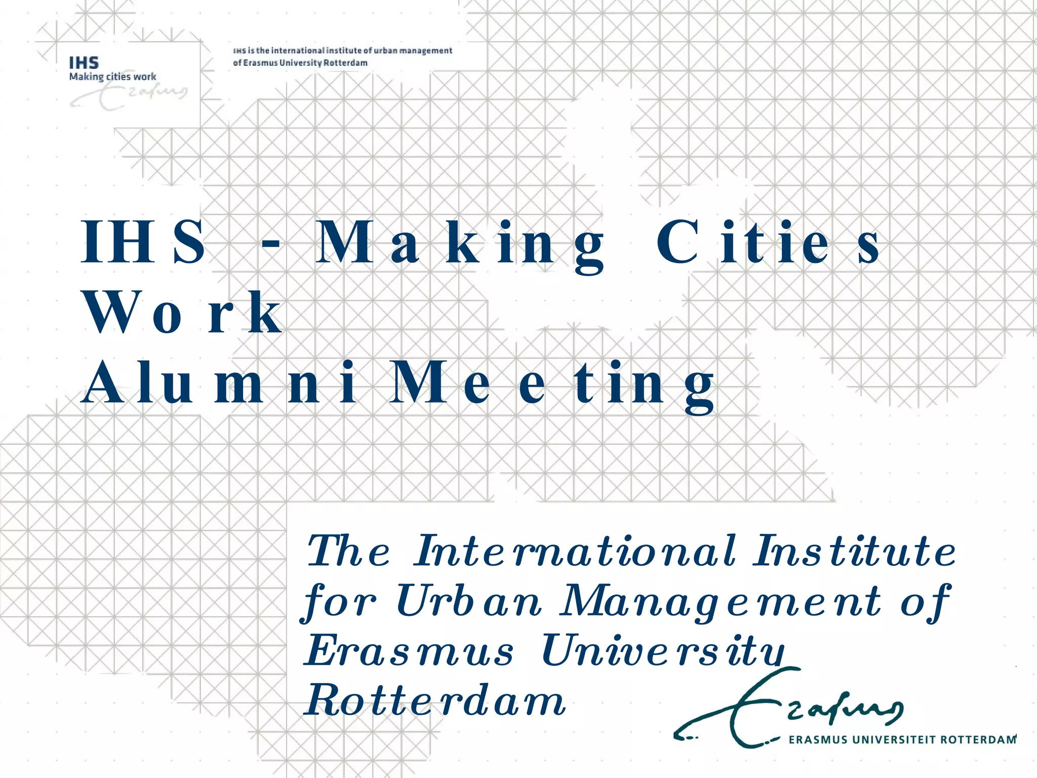 Alumni Meeting Presentation | PPT