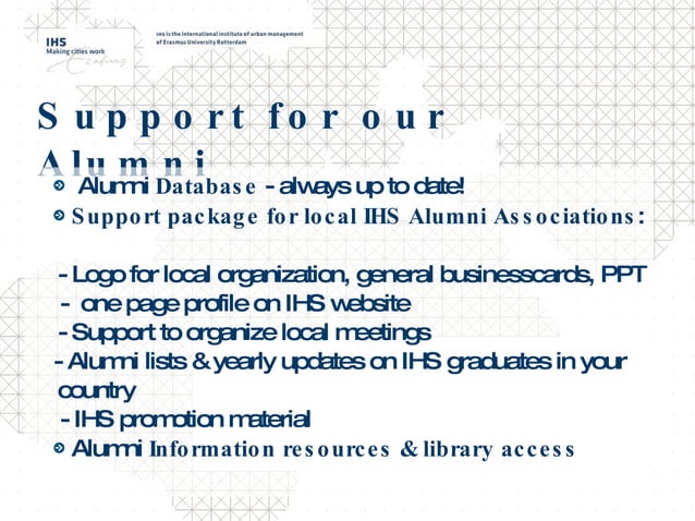 Alumni Meeting Presentation | PPT