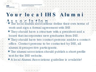 Alumni Meeting Presentation | PPT