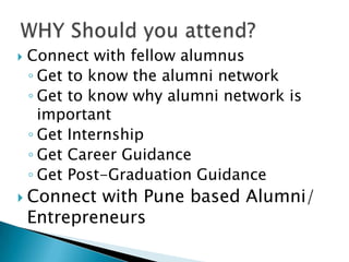 Alumni meetup invite | PPTX