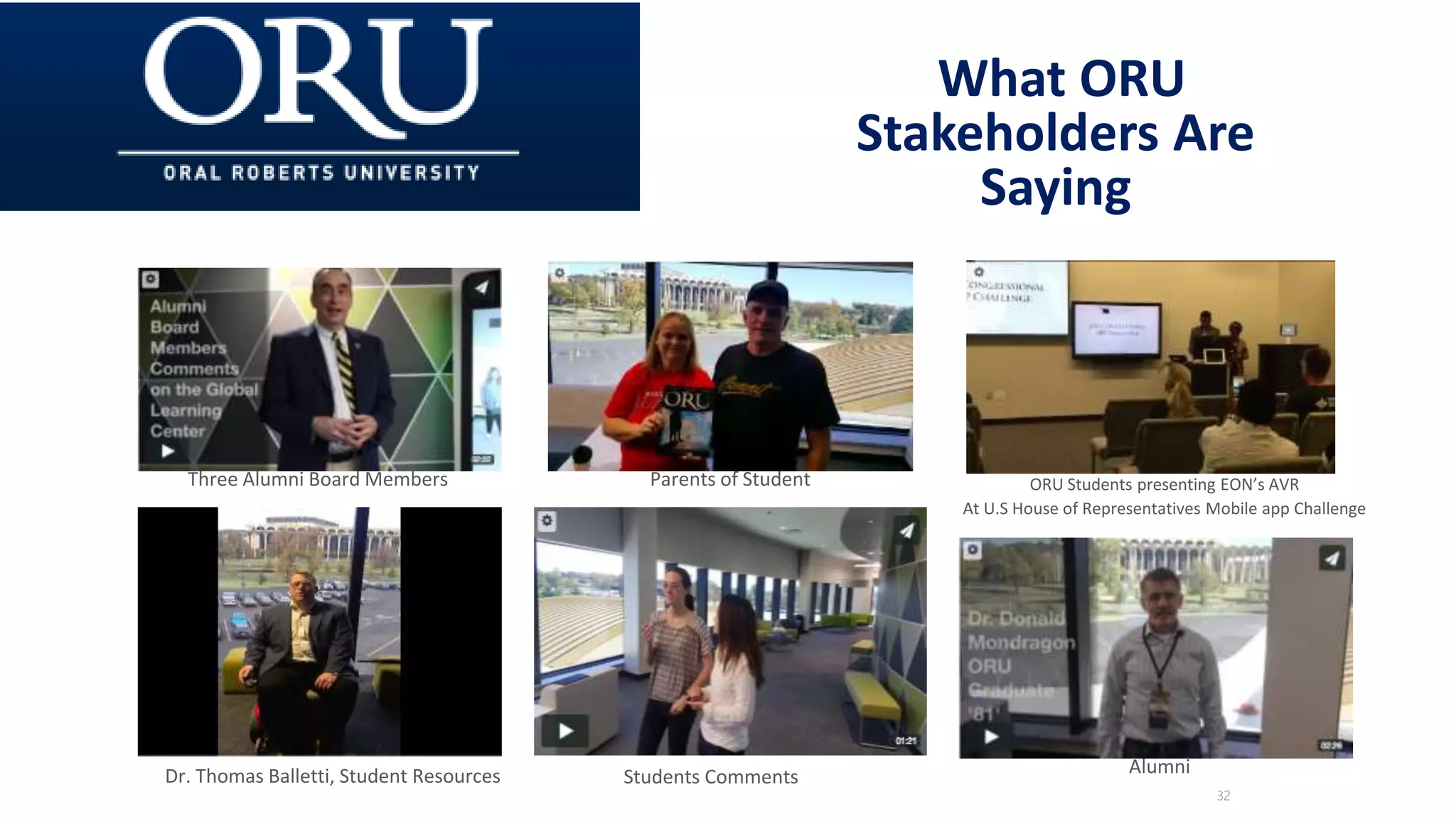 Oral Roberts University Alumni presentation - Feb 03, 2016 | PPTX