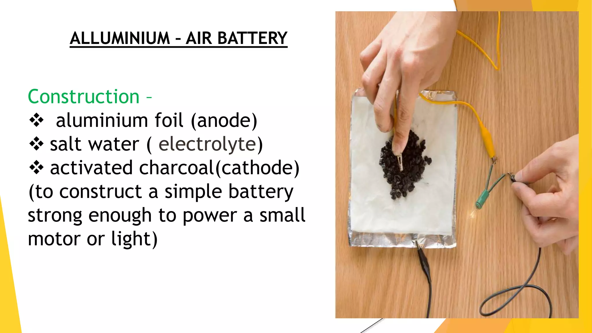 Aluminum Air Battery | PPT