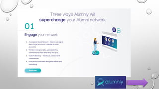 Alumnly allows you to strengthen your connection with your alumni. | PDF