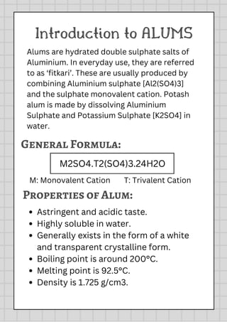 Preparation of Potash Alum from Scrap Aluminium. | PDF