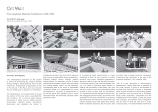 Alun Dolton Crit Wall: 07-10-2015 | PPT