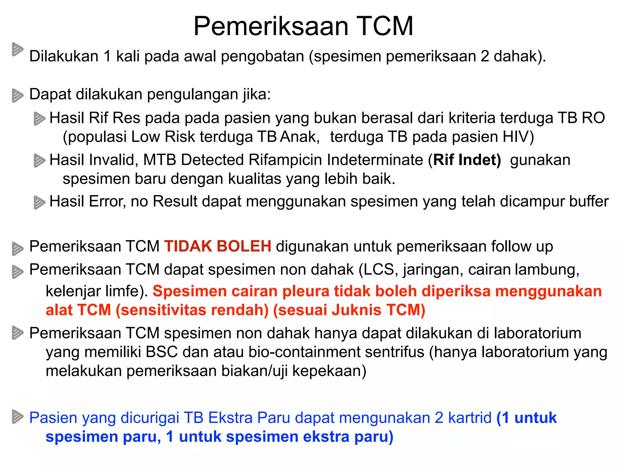 Alur diagnosis tb tb ro dan pemeriksaan lab tb ro | PPTX