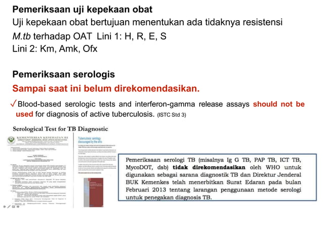Alur diagnosis tb tb ro dan pemeriksaan lab tb ro | PPTX