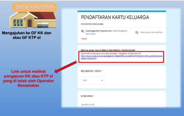 Materi Alur Pembuatan atau pengurusan kk KTP Per 2021 | PPT | Free Download