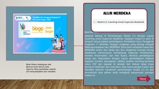 ALUR MERDEKA_MODUL 2.3 Program Guru Penggerak | PPTX