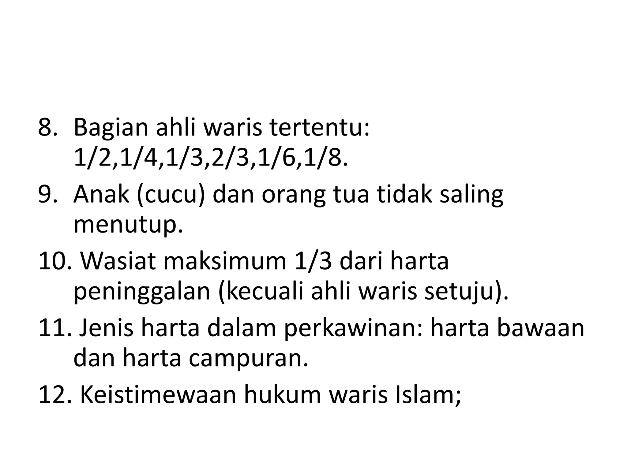 Alur pembagian waris | PPTX