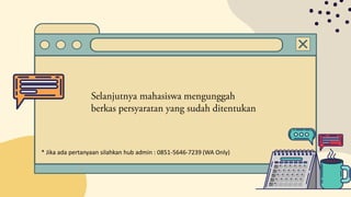 Alur pendaftaran Onmipa perguruan tinggi 2024 | PDF