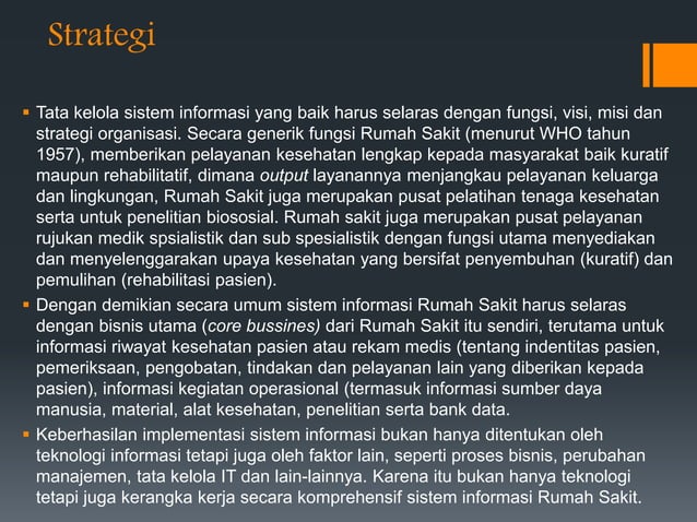 Alur pengembangan simrs | PDF