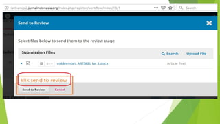 Alur produksi naskah di ojs 3 faizal risdianto | PPT